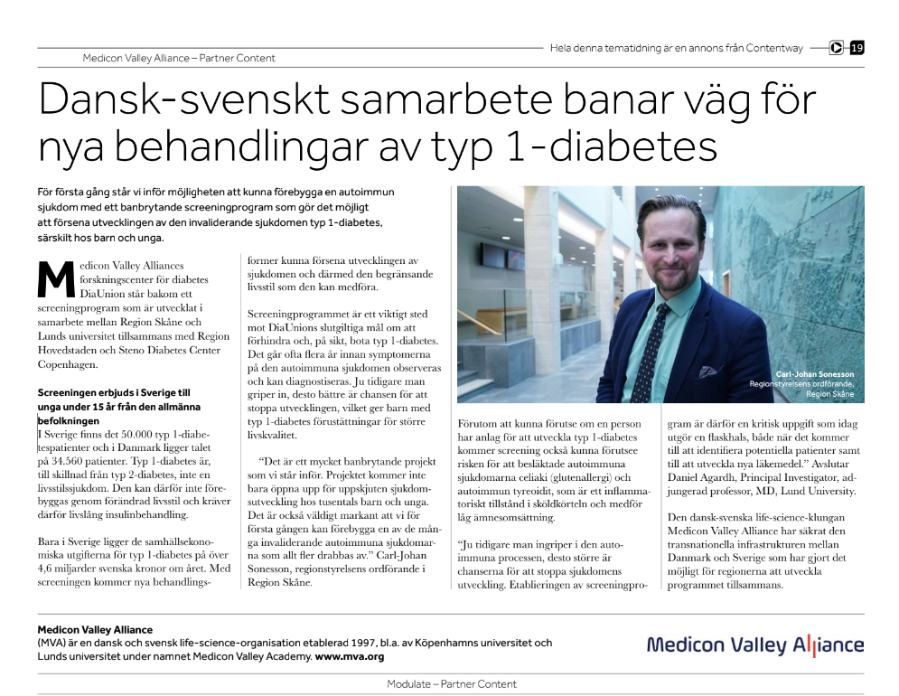 Danish-Swedish collaboration paves the way for novel treatments in type ...